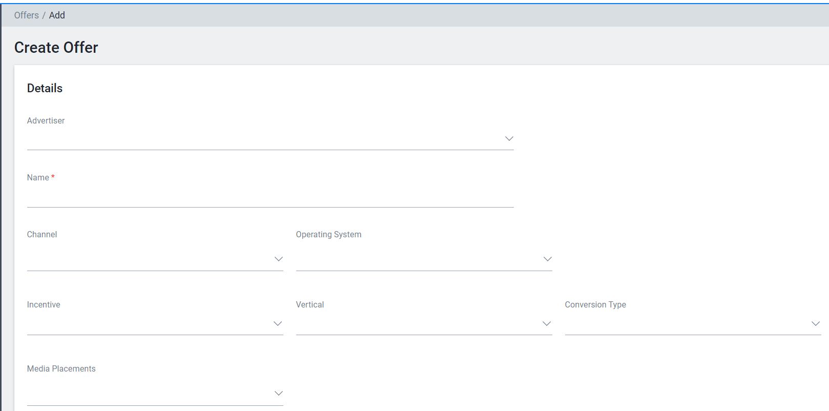 Creating Offers – TUNE
